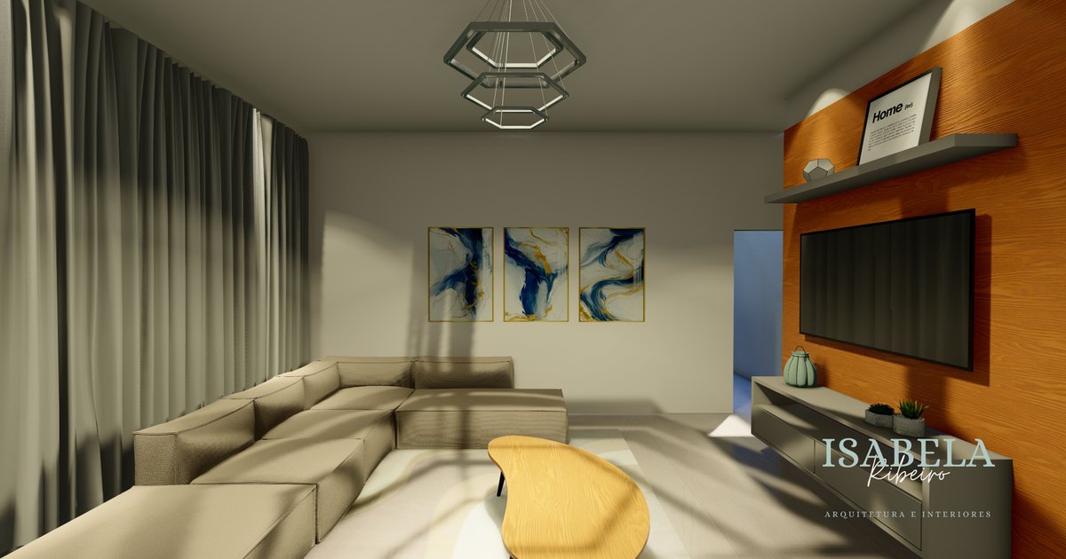 Archtrends Portobello - Living room projeto residencial 2T - Archtrends
