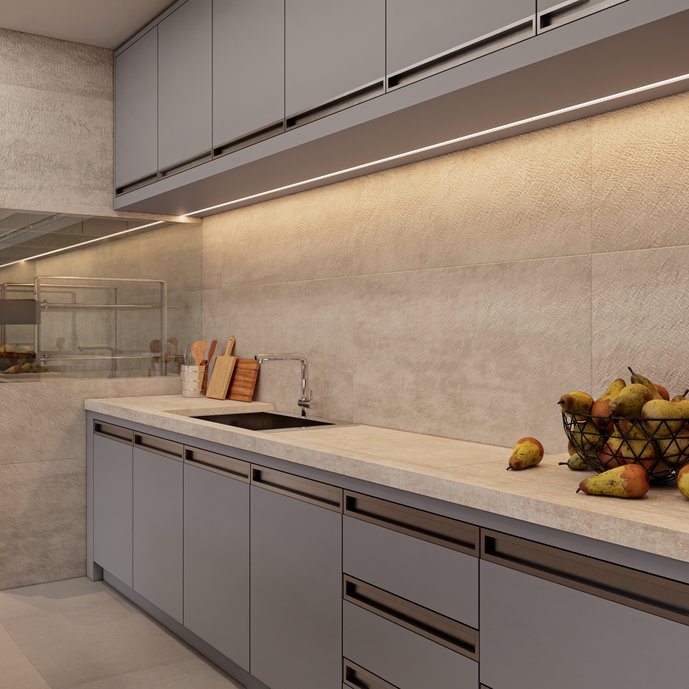 Archtrends Portobello - Sintese Platina: O Luxo do Concreto - Archtrends